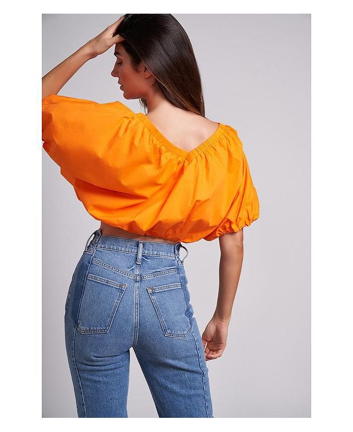 Caldwell Collection Maya Top-ORANGE - Macy's