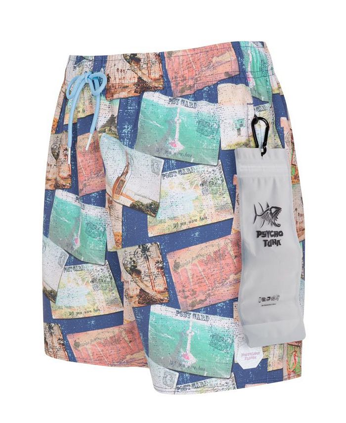 Psycho Tuna Men's Destination Surf 4-Way Stretch Pool Shorts - Macy's