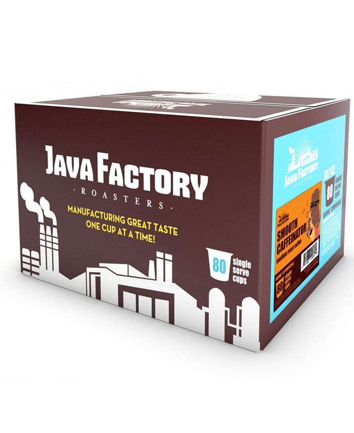 Java Factory Single Cup Coffee Keurig, Smooth Caffeinator Medium Roast, 80 Count - Macy's