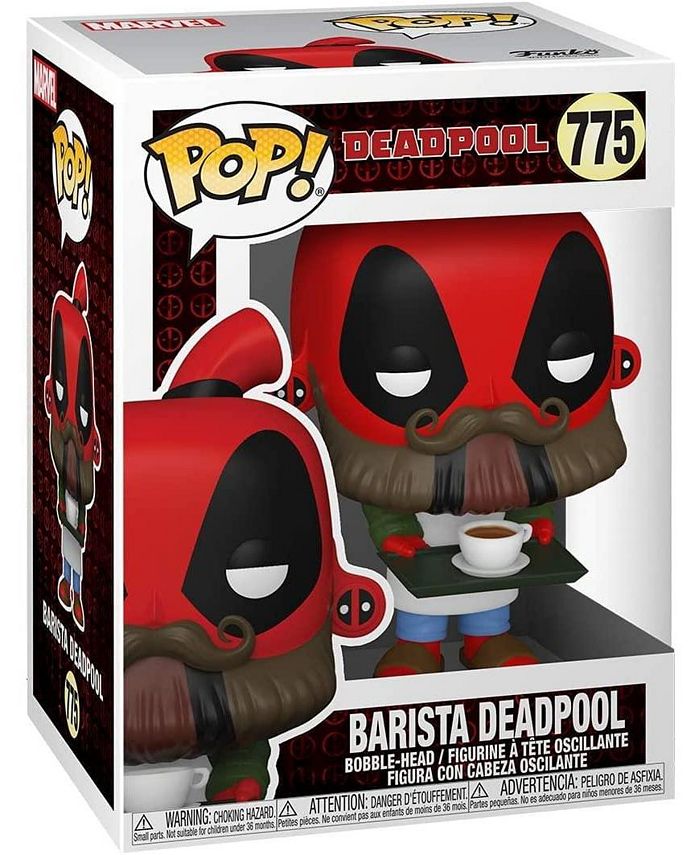 Deadpool Marvel Funko POP Vinyl Figure | Coffee Barista Deadpool - Macy's