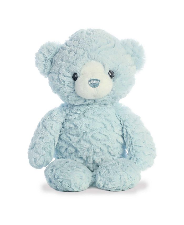 ebba Large Huggy Bear Snuggly Baby Plush Toy Blue 9" - Macy's