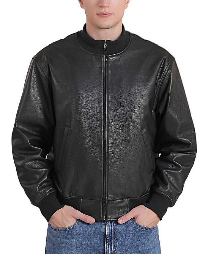 Landing Leathers Men WWII Leather Tanker Jacket - Macy's