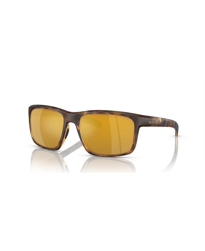 Native Eyewear Native Men's Wells Polarized Sunglasses, Mirror Polar ...