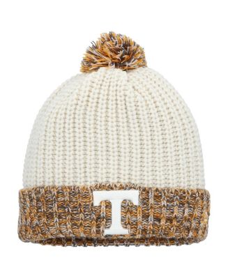 Girls Youth New Era Cream Tennessee Volunteers Fresh Cuffed Knit Hat ...