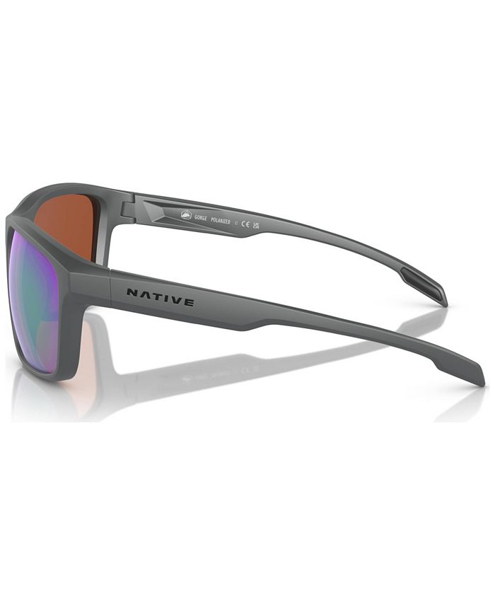 Native Eyewear Native Men's Gorge Polarized Sunglasses, Mirror Polar ...