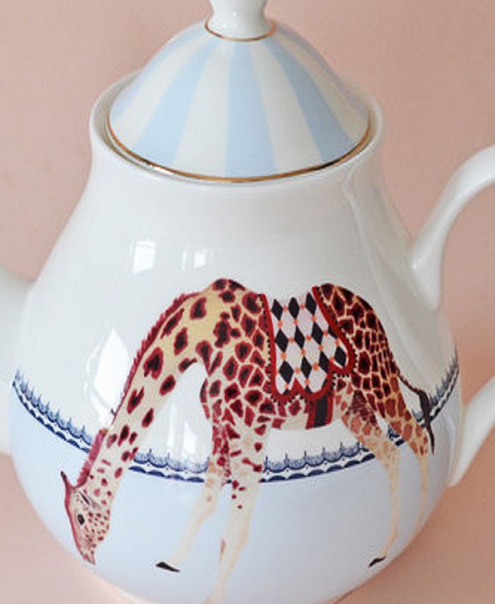 Yvonne Ellen Carnival Giraffes Teapot - Macy's