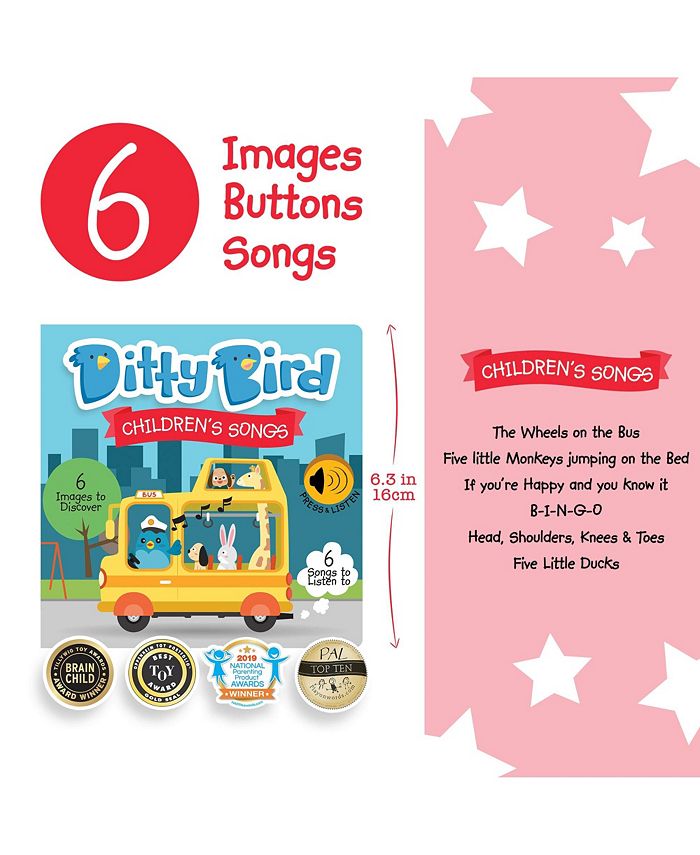 Ditty Bird Children's Songs Book - Macy's