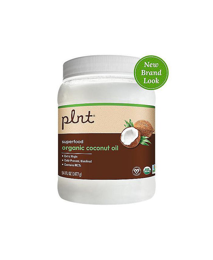 plnt Organic Extra Virgin Coconut Oil -Superfood with MCTs -Cold ...