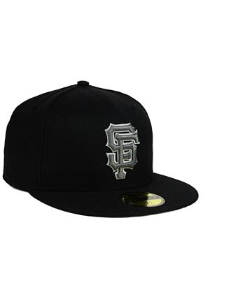 New Era San Francisco Giants Black Graphite 59FIFTY Cap - Macy's