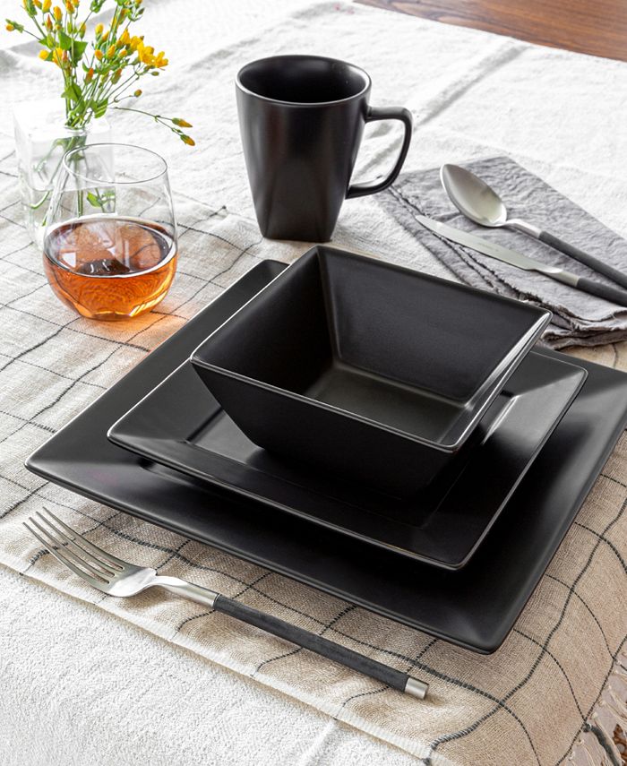 over&back Quadro 16Pc Dinnerware Set - Macy's