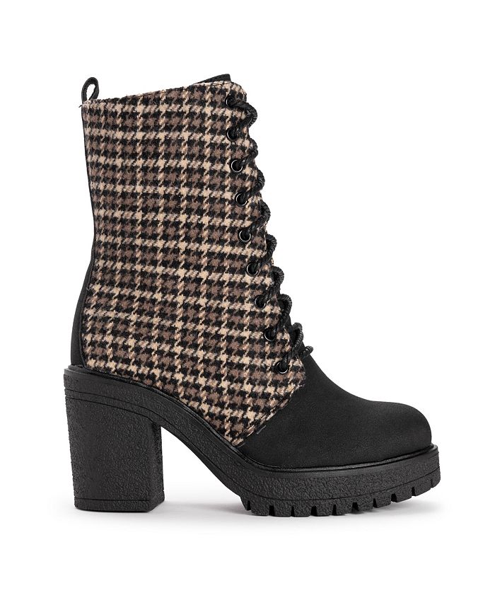 MUK LUKS Women's Riser Jazz Heeled Boots - Macy's