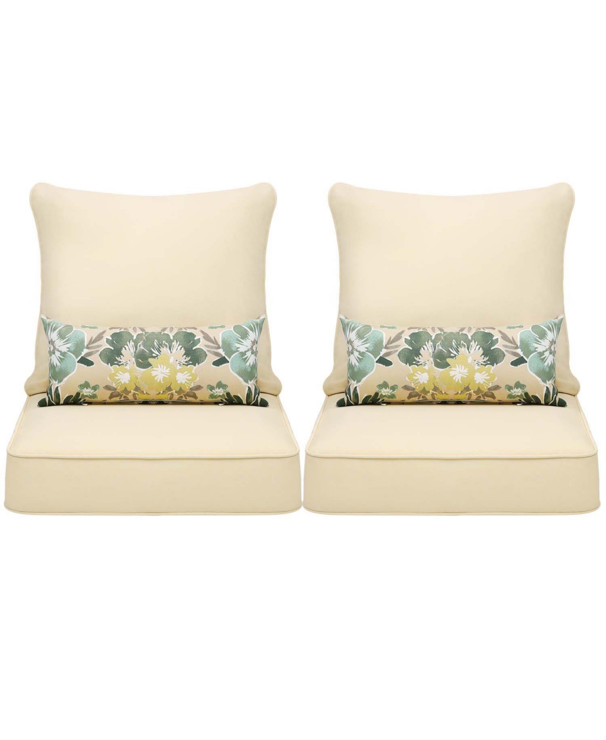 Click here for Aoodor 22 x 24 Outdoor Deep Seat Chair Cushion Set... prices