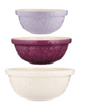Mason Cash in the Meadow Set of 3 Mixing Bowls - Macy's