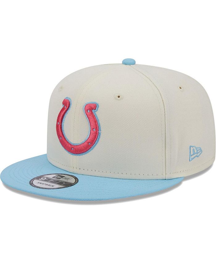 New Era Men's Cream, Light Blue Indianapolis Colts Two-Tone Color Pack ...