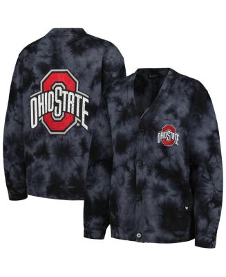 Women's The Wild Collective Black Ohio State Buckeyes Jeweled Tie-Dye ...