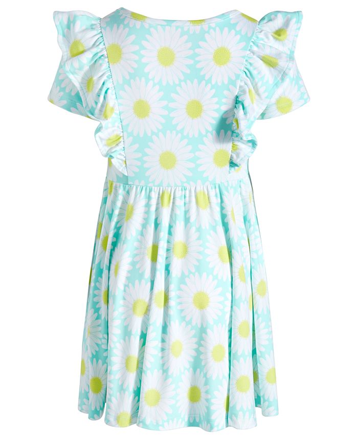 Epic Threads Little Girls Daisy-Print Ruffled Dress, Created for Macy's ...