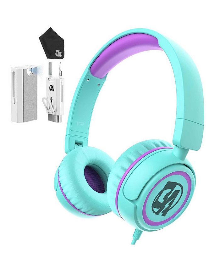 BOLT AXTION Kids Headphones, V1 Wired Stereo Foldable Tangle-Free 3.5mm ...