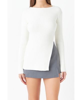 endless rose Women's Asymmetric Knit Top - Macy's
