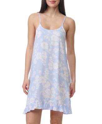Splendid Women's Printed Ruffled-Hem Chemise - Macy's