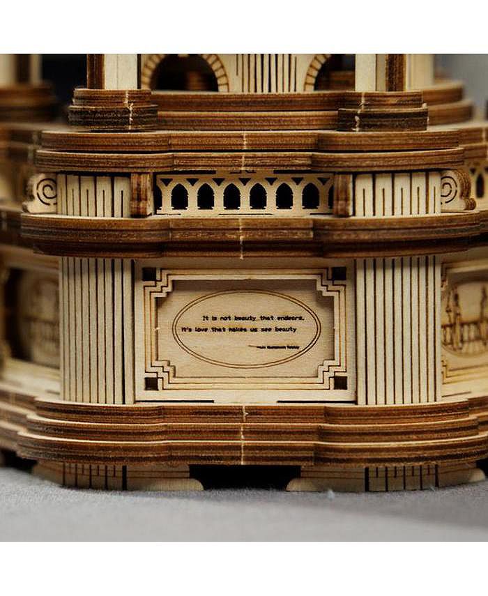 Flash Popup DIY 3D Wood Puzzle Music Box: Victorian Lantern - 210 ...