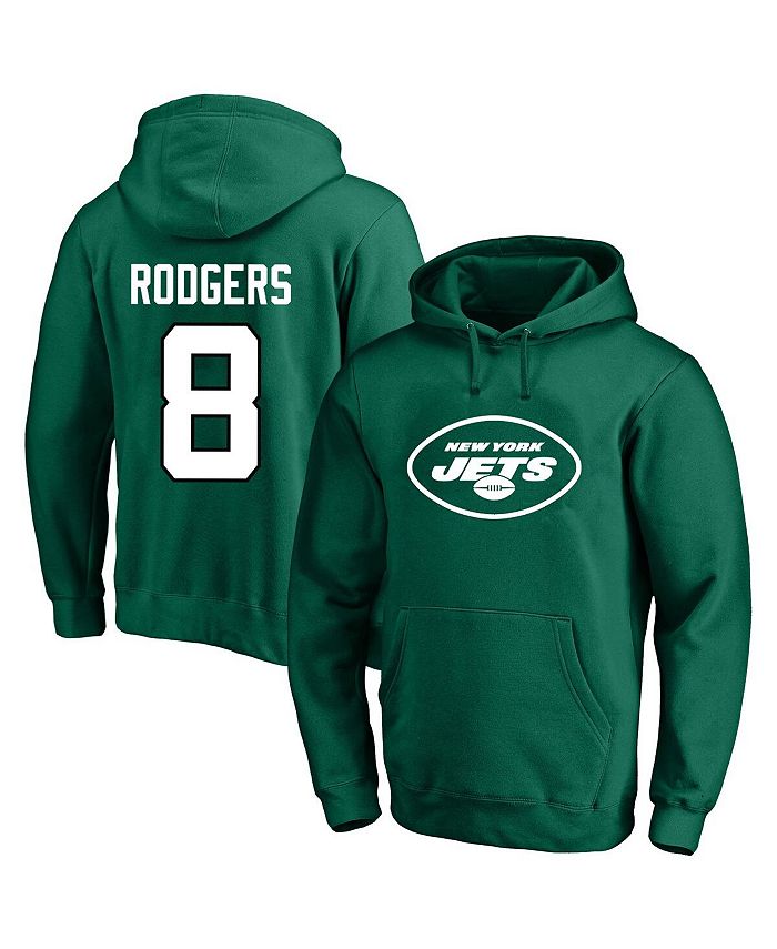 Fanatics Men's Aaron Rodgers Green New York Jets Big and Tall Fleece ...