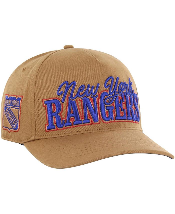 '47 Brand Men's Tan New York Rangers Barnes Hitch Adjustable Hat - Macy's