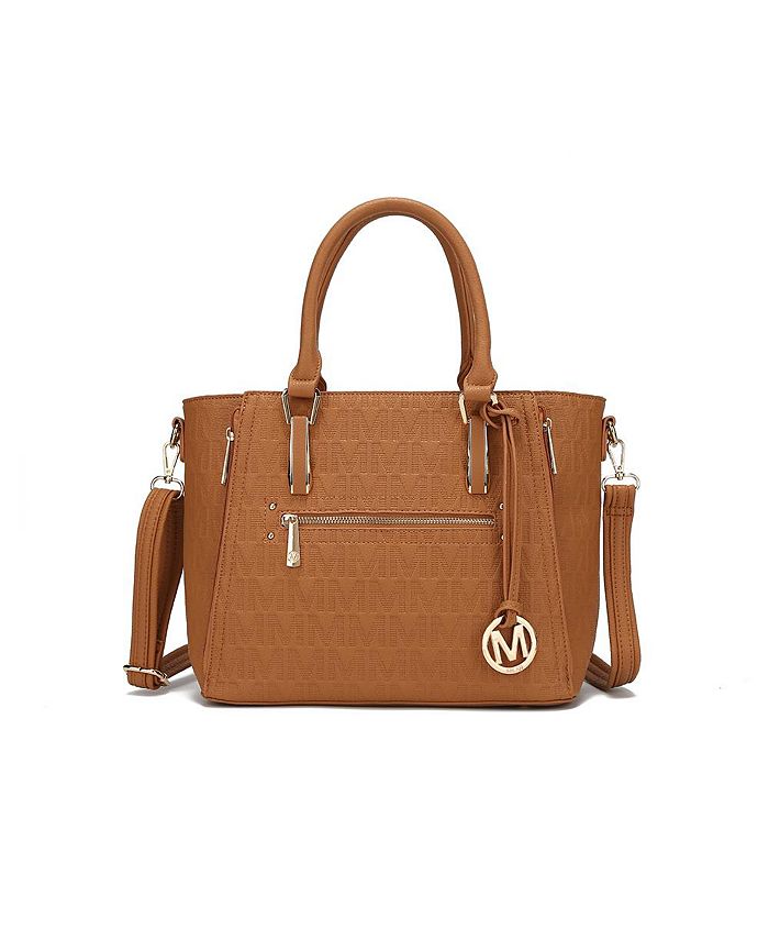 MKF Collection Cairo M Signature Satchel Bag by Mia K. - Macy's