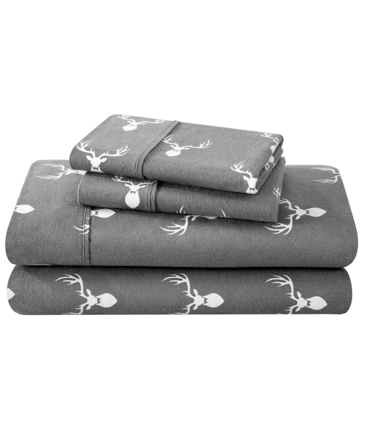 Click here for Bare Home Printed Cotton Flannel Sheet Set - Stag prices