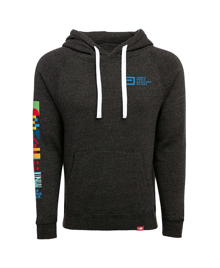 Sportiqe Men's and Women's Heather Black World Marathon Majors Olsen ...