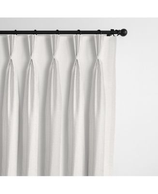 Sutton Pearl Pinch Pleat Drapery Panel - Pair 20"x132" - Macy's