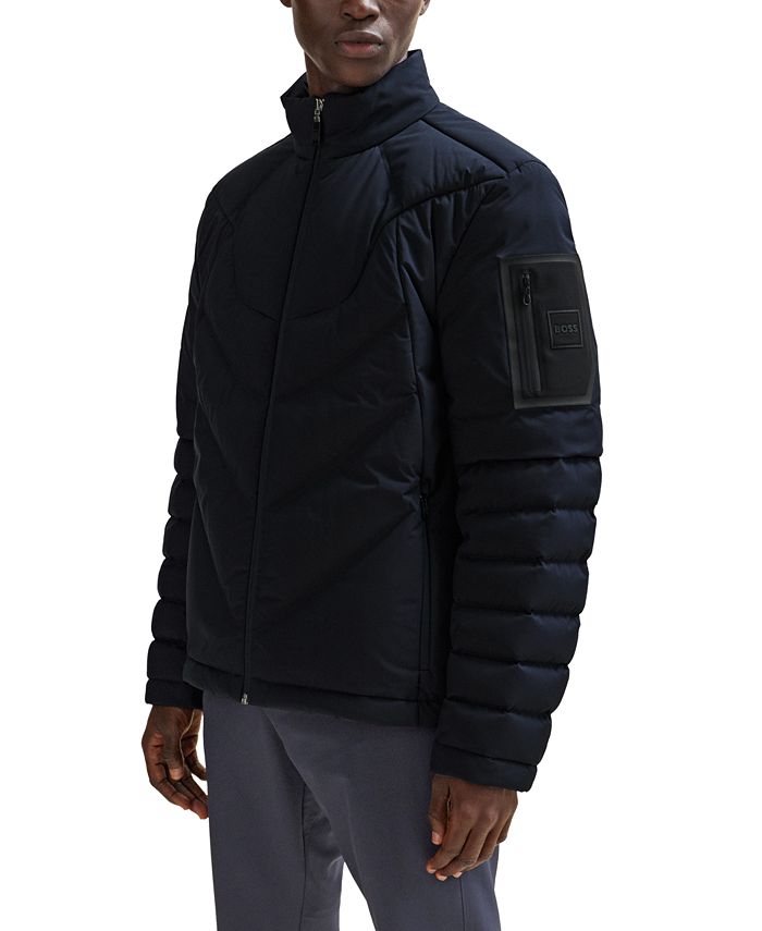 Hugo Boss Men's Water-Repellent Down-Filled Jacket - Macy's