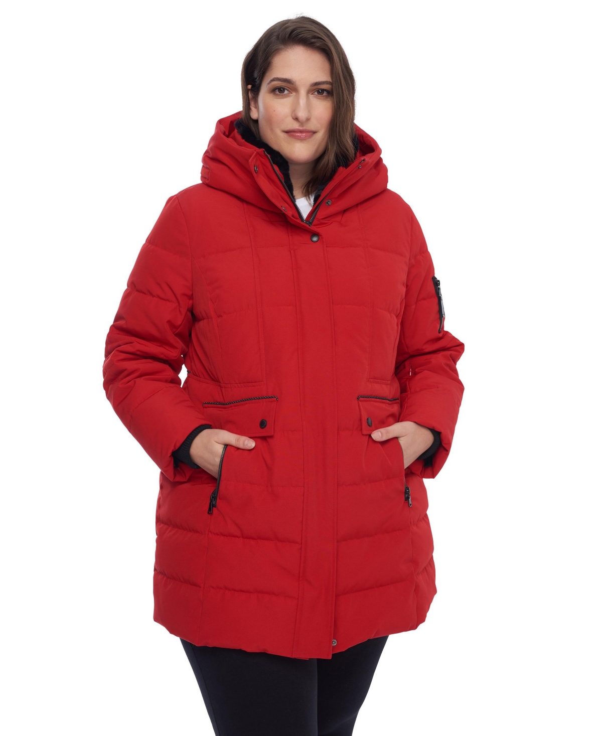 Click here for Alpine North Plus Size Kootney Mid-Length Parka Co... prices