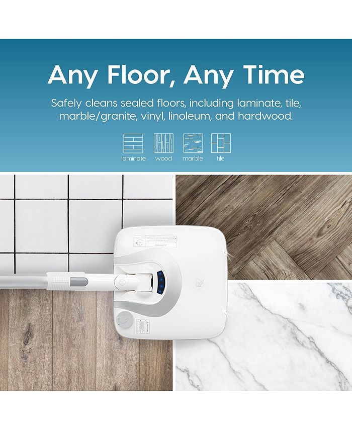 IRIS USA Rechargeable Cordless Electric Vibrating Mop with Water Spray ...