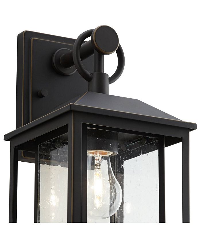 John Timberland Califa Mission Modern Outdoor Wall Light Fixture Brown ...