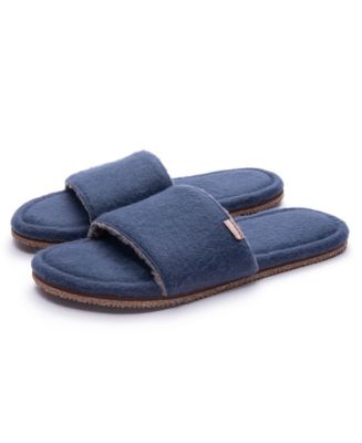 Feelgoodz Men's Soft Slide Indoor / Outdoor Natural Rubber Sole House ...