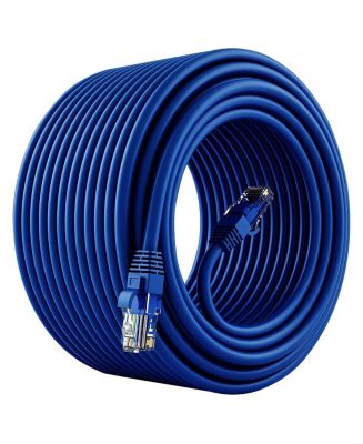 5 Core Ethernet Cable 75 Feet 1 Piece Blue Cat 6 Cord Premium RJ45 ...