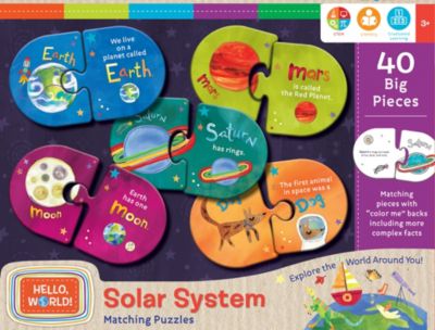 Masterpieces Hello World - Solar System Matching Kids and Family Puzzle ...
