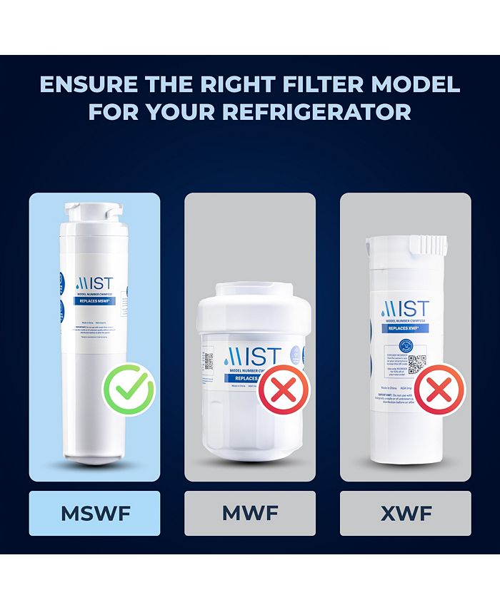 Mist MSWF Refrigerator Water Filter Replacement 2 Pack - Mist - Macy's