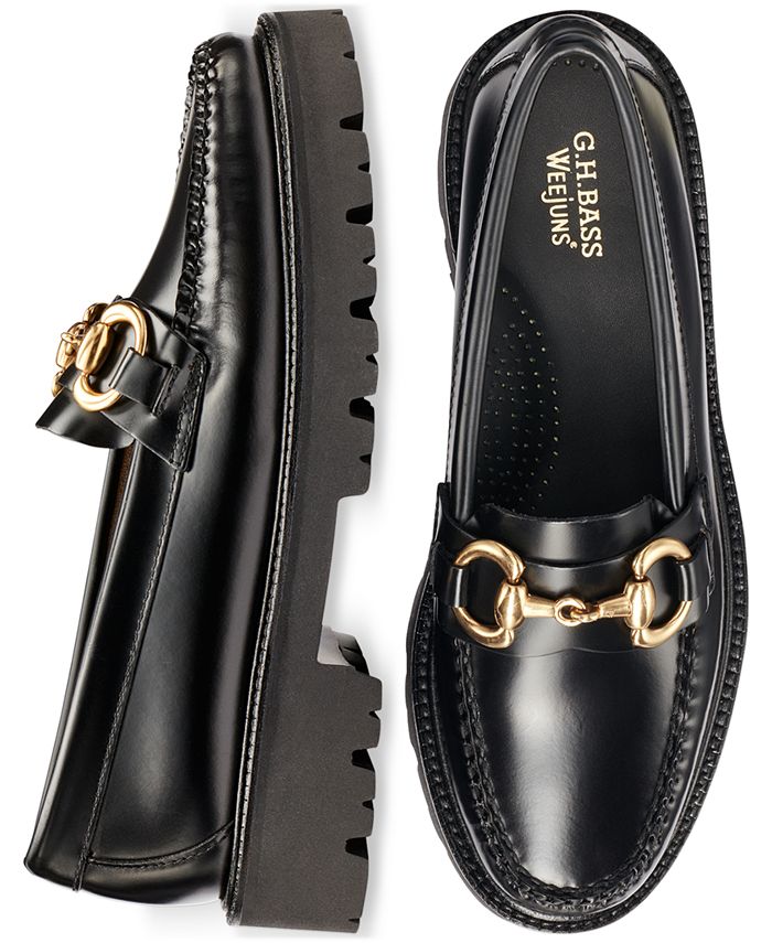 Gh Bass Womens Weejuns Lianna Bit Ornament Lug Sole Loafers Macys