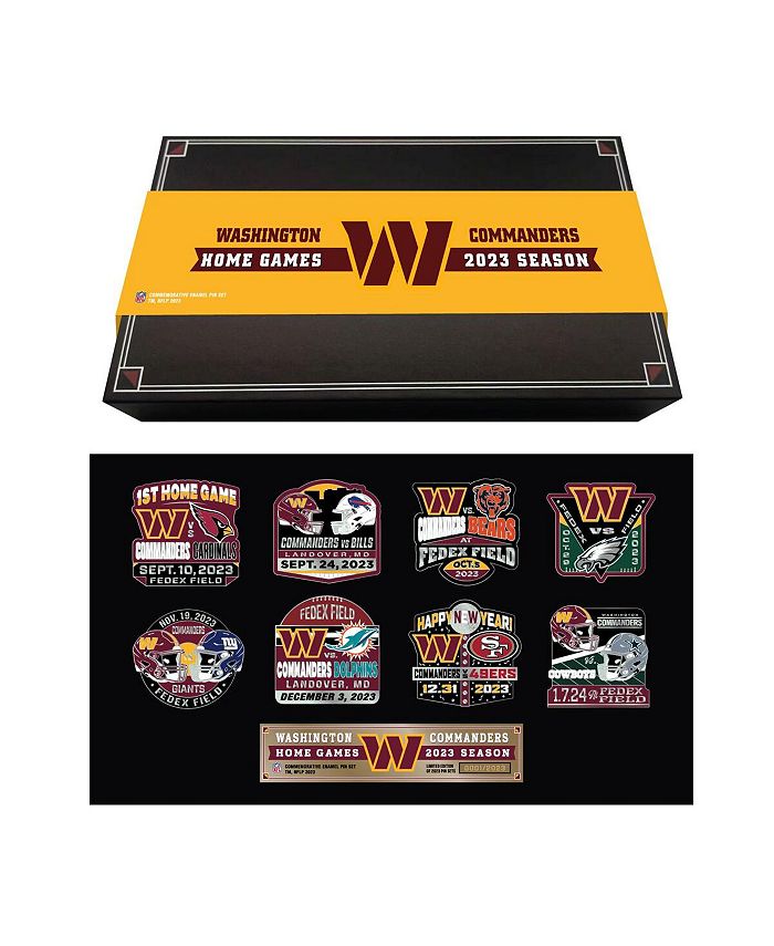 Mojo Licensing Washington Commanders 2023-24 Game Day Pin Collector Set ...