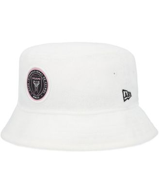 Men's New Era White Inter Miami CF Logo Bucket Hat - Macy's