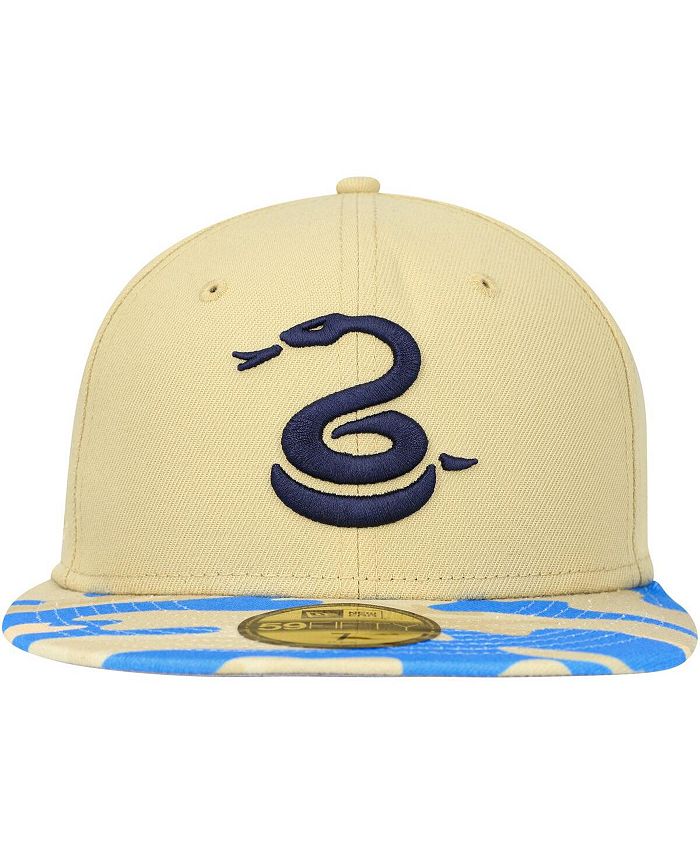 New Era Men's Gold, Blue Philadelphia Union Camo Snake 59FIFTY Fitted ...