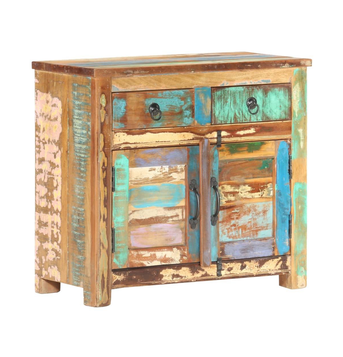 Click here for Sideboard 27.6x13.8x25.6 Solid Reclaimed Wood - Op... prices