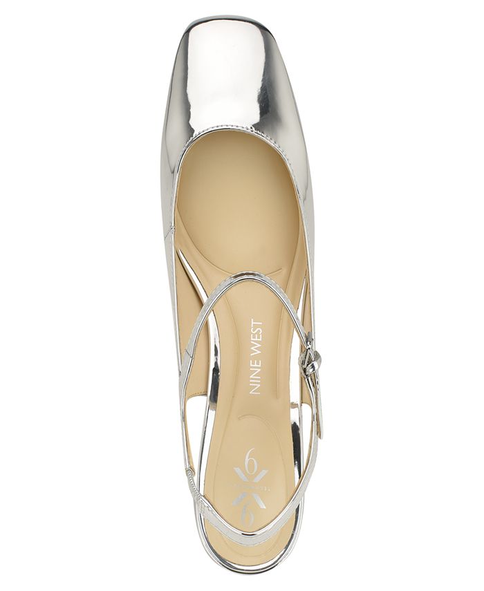 Nine West Women's Roslin 9X9 Block Heel Square Toe Dress Pumps - Macy's