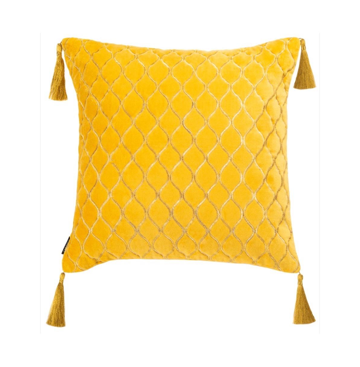 Click here for Safavieh Cilan 18 x 18 Pillow - Yellow prices