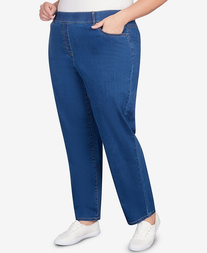 Alfred Dunner Plus Size In Full Bloom Short Length Pants - Macy's