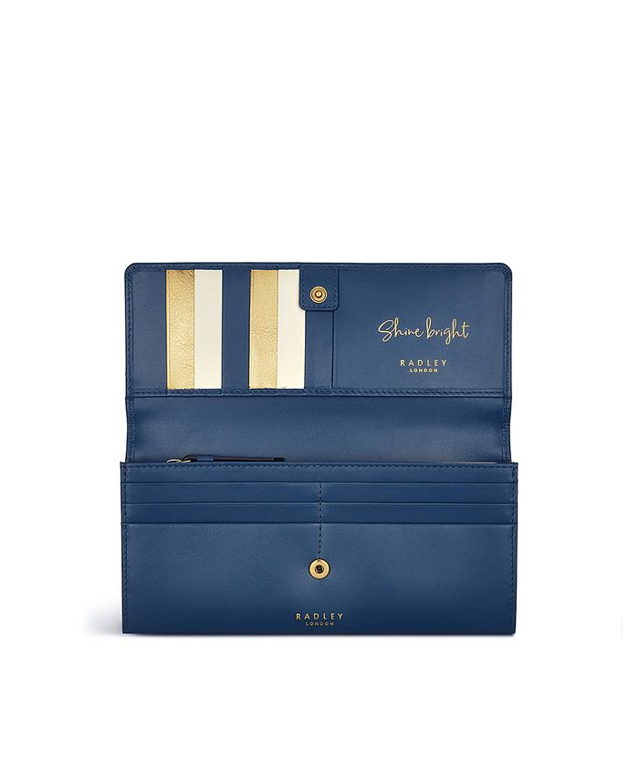 Radley London Stardust Large Leather Flapover Wallet - Macy's