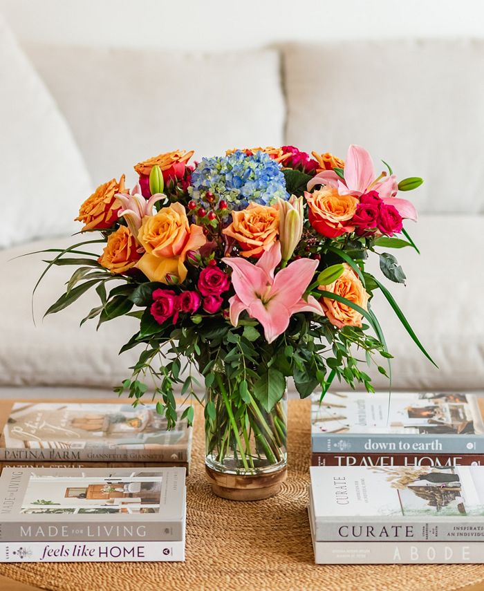 BloomsyBox Mystic Bloom Harmony Fresh Flower Bouquet - Macy's