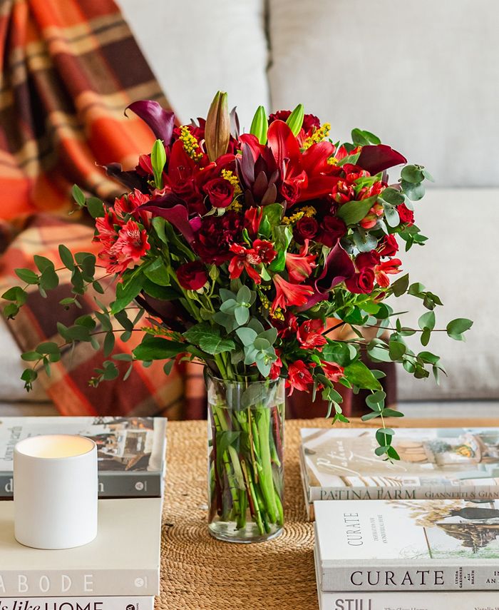 BloomsyBox Red Velvetier Fresh Flower Bouquet - Macy's