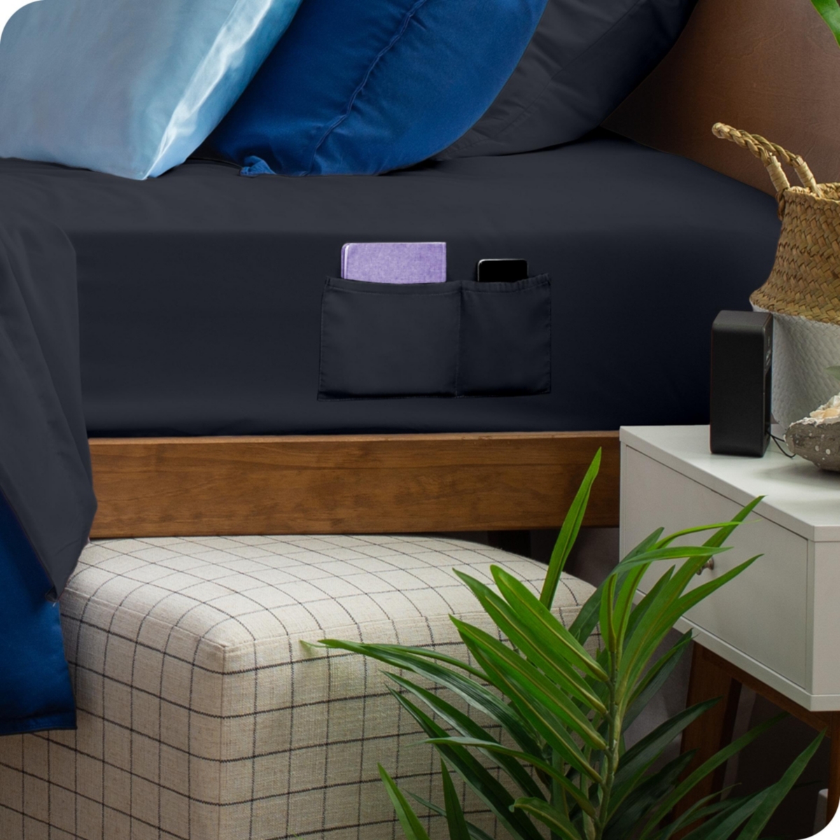 Click here for Bare Home Double Brushed Dual Pocket Fitted Sheet... prices
